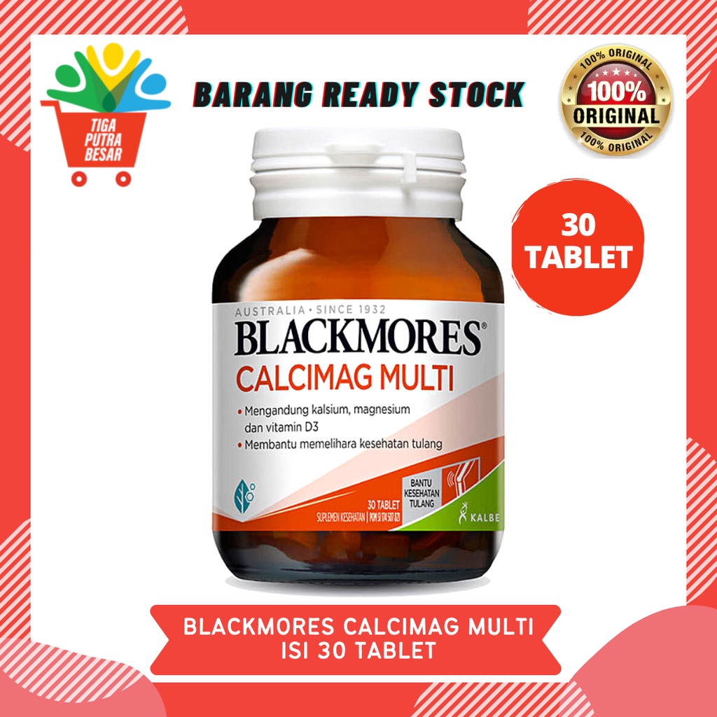 Jual BLACKMORES CALCIMAG MULTI ISI 30 TABLET SUPLEMEN KESEHATAN TULANG / VITAMIN D3 KALSIUM ...