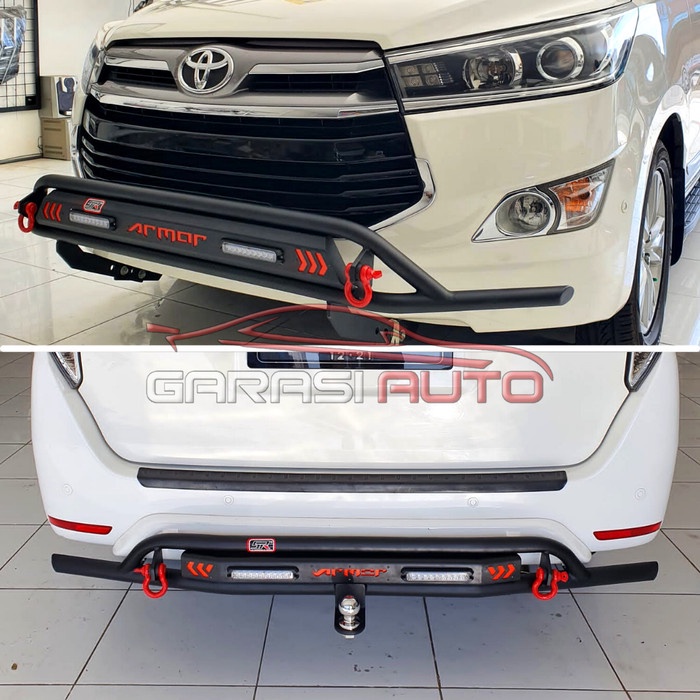 Jual Paket Tanduk Towing All New Innova Bumper RHINO ARMOR Depan ...