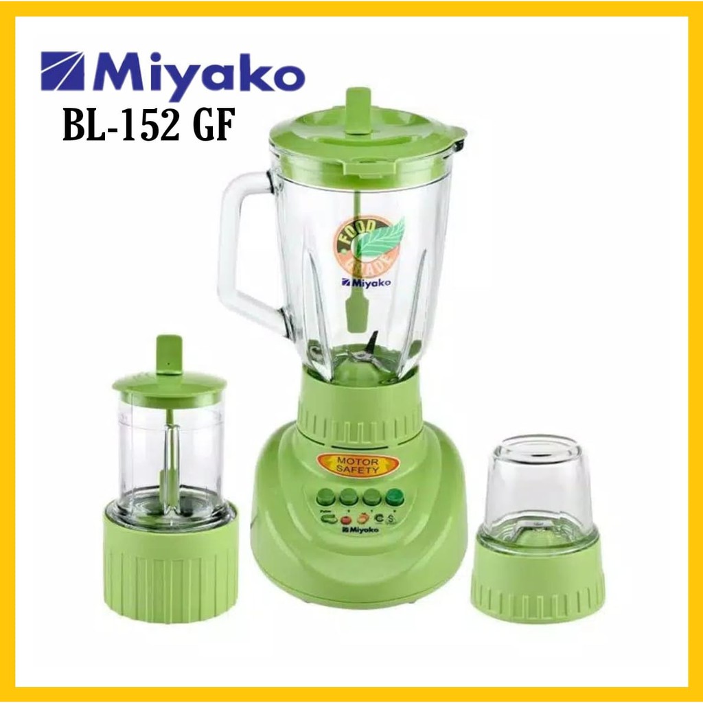 Jual Blender Miyako BL 152 GF /Blender BL152GF(Kaca) Miyako Blender Warna Hijau 1,5 Liter BL-152 ...