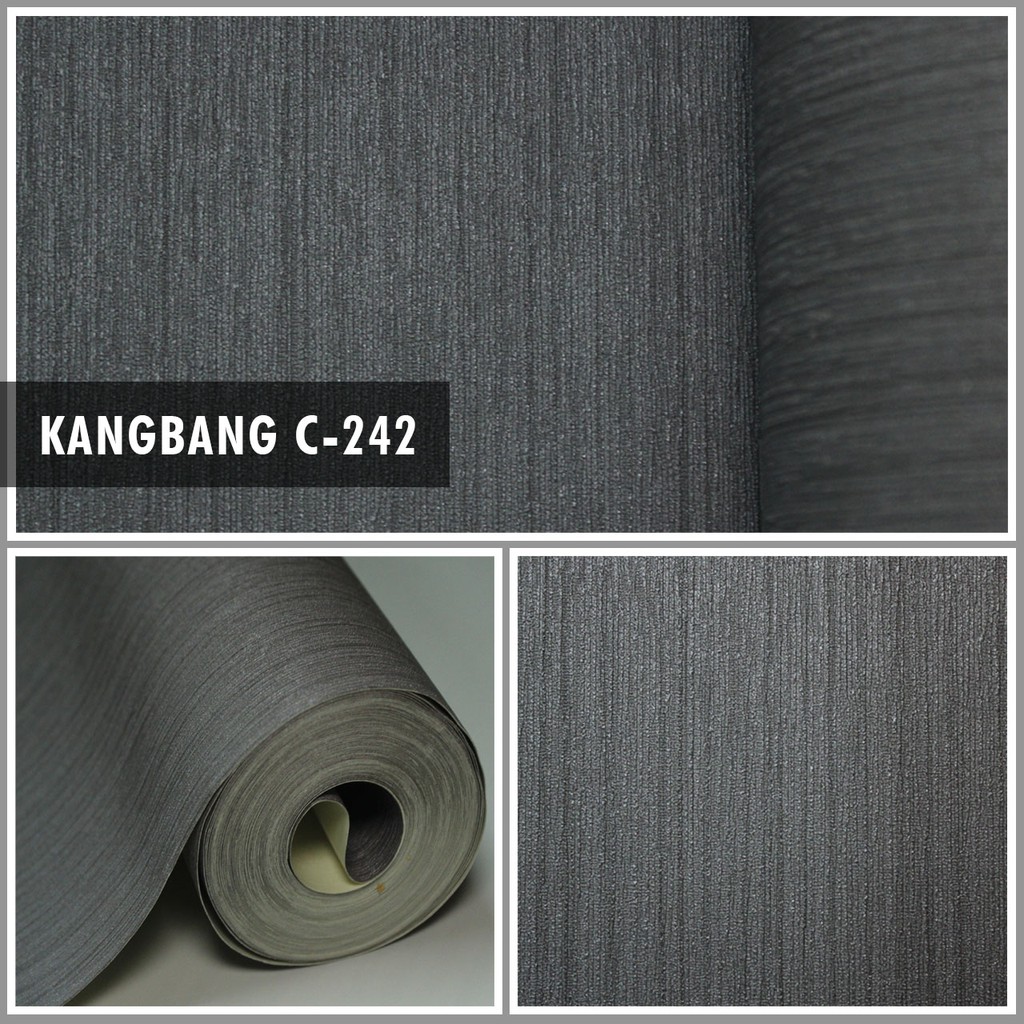 Jual WALLPAPER DINDING ABU ABU BERTEKSTUR , TEBAL , PREMIUM | Shopee ...