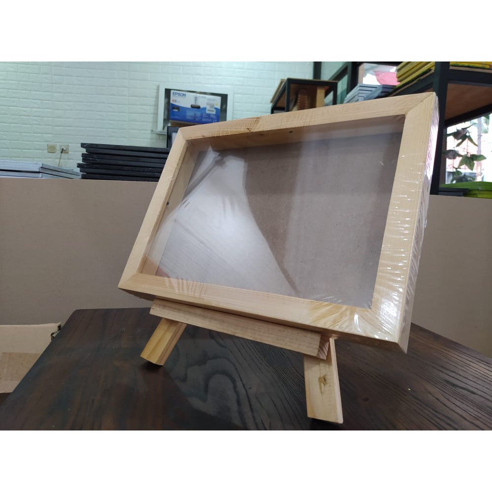 Jual FRAME BINGKAI BOX 3D KATU JATI BELANDA UK A4 21X30CM | Shopee ...