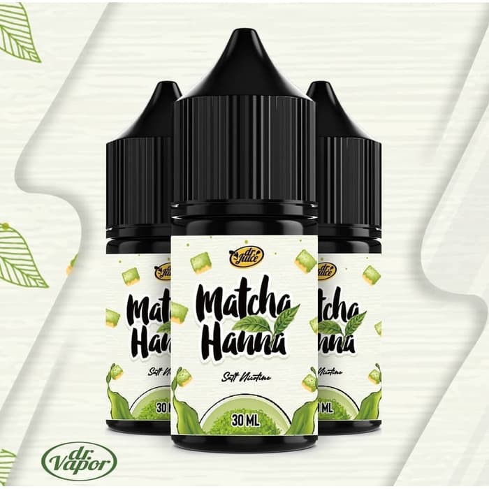 Jual Matcha Hanna Salt Nic 30ML by Dr Juice 100% Authentic Terlaris ...