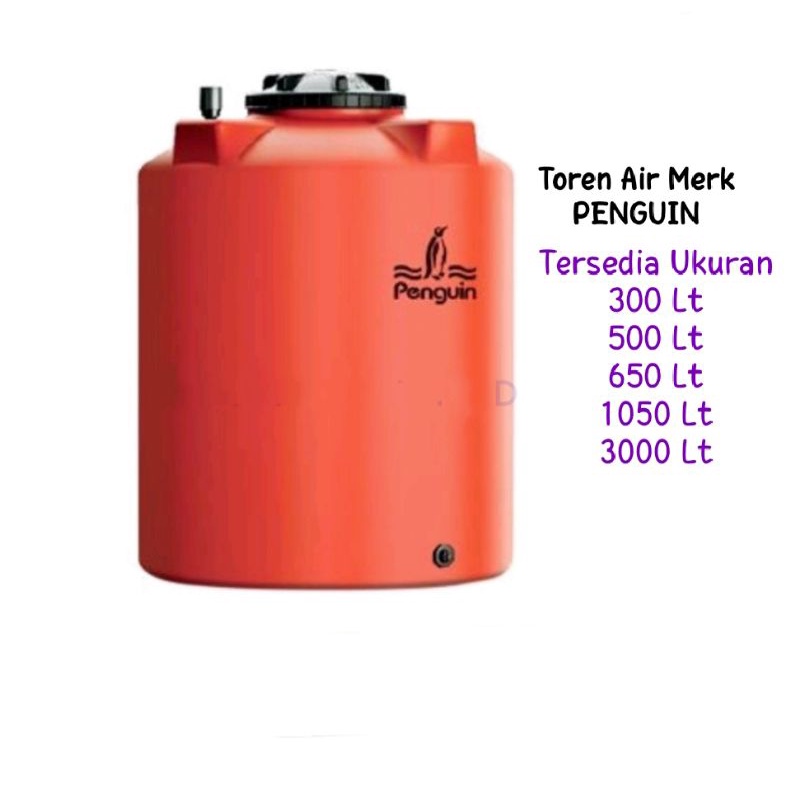 Jual Tandon Penguin Oren TB 32 300 Lt Toren Pinguin Solo Saja | Shopee Indonesia