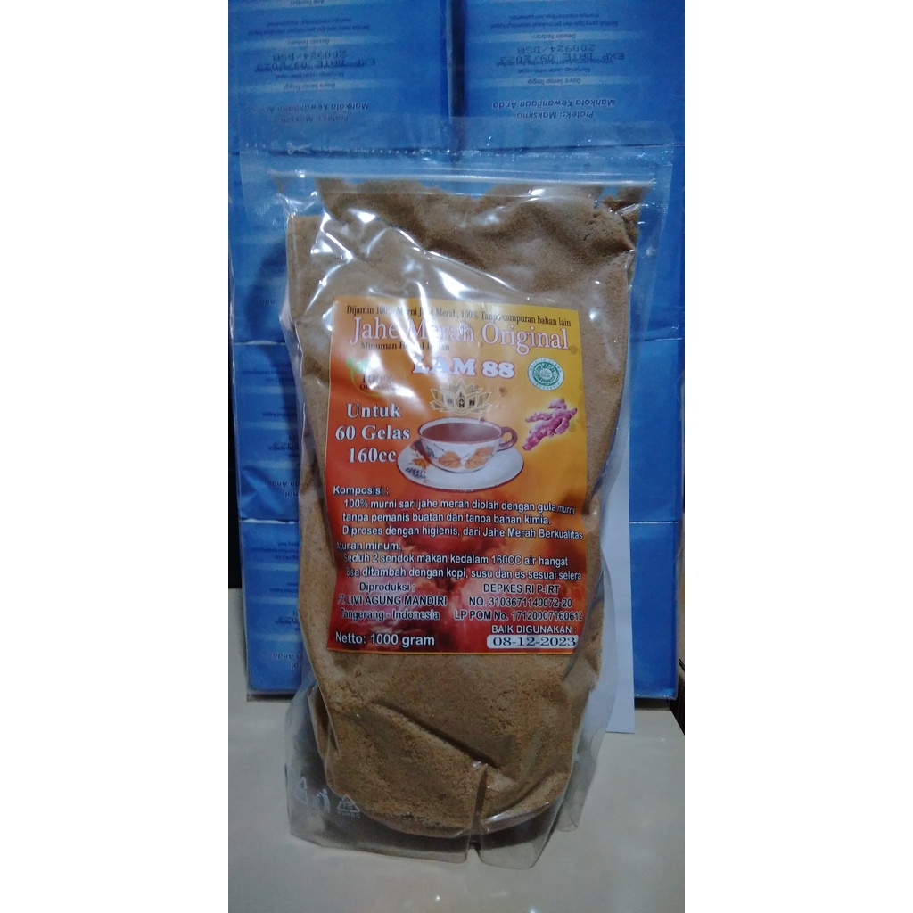 Jual Jahe Merah bubuk 1000 gr Original - Jahe Lam 88 ukuran 1 kg / jahe ... Jual Jahe Merah bubuk 1000 gr Original - Jahe Lam 88 ukuran 1 kg / jahe ...