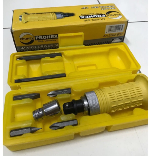 Jual Obeng ketok set Hasston 1/2 Inch Impact driver set | Shopee Indonesia