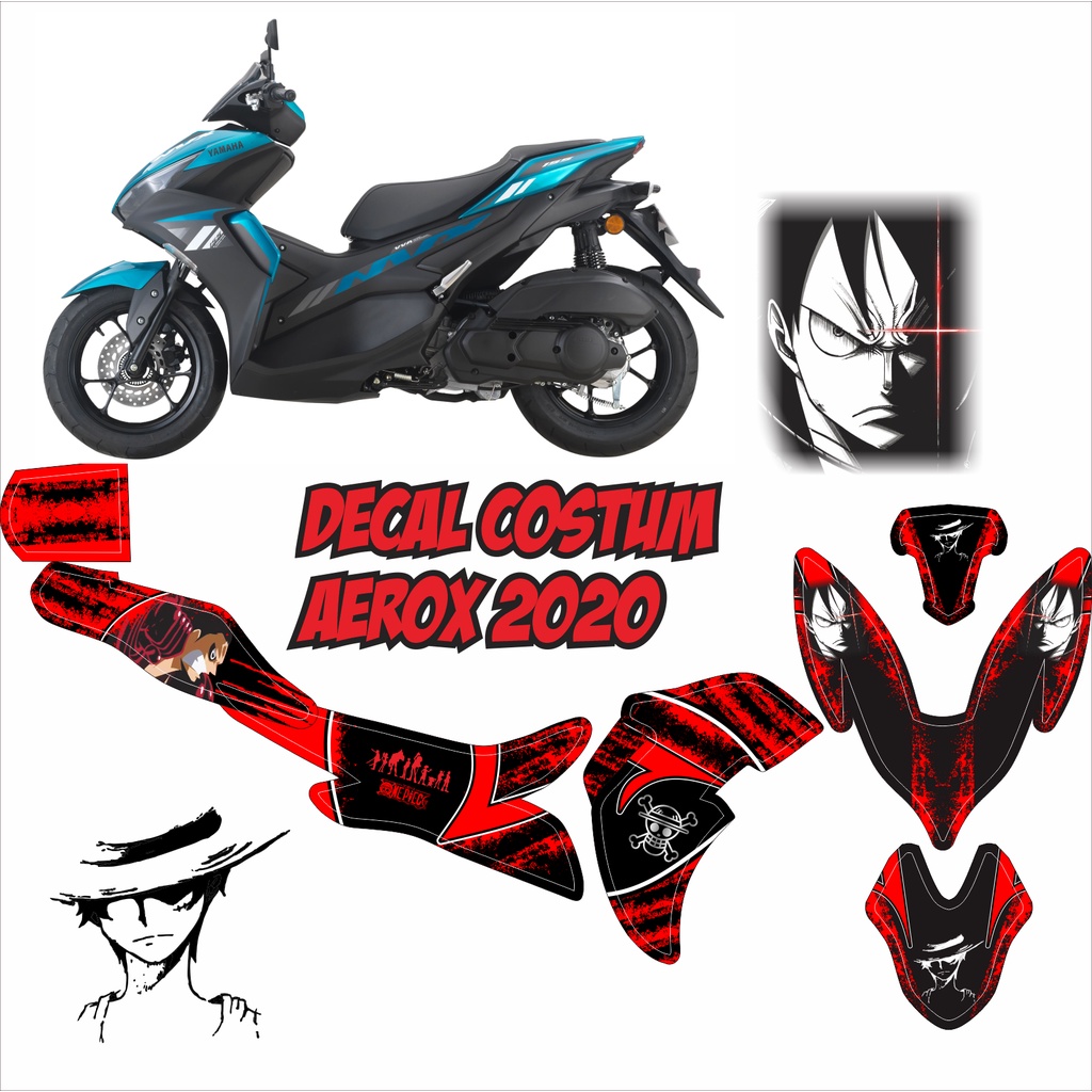 Jual Stiker Decal Motor YAMAHA AEROX Full Body Sticker AEROX Motif ...
