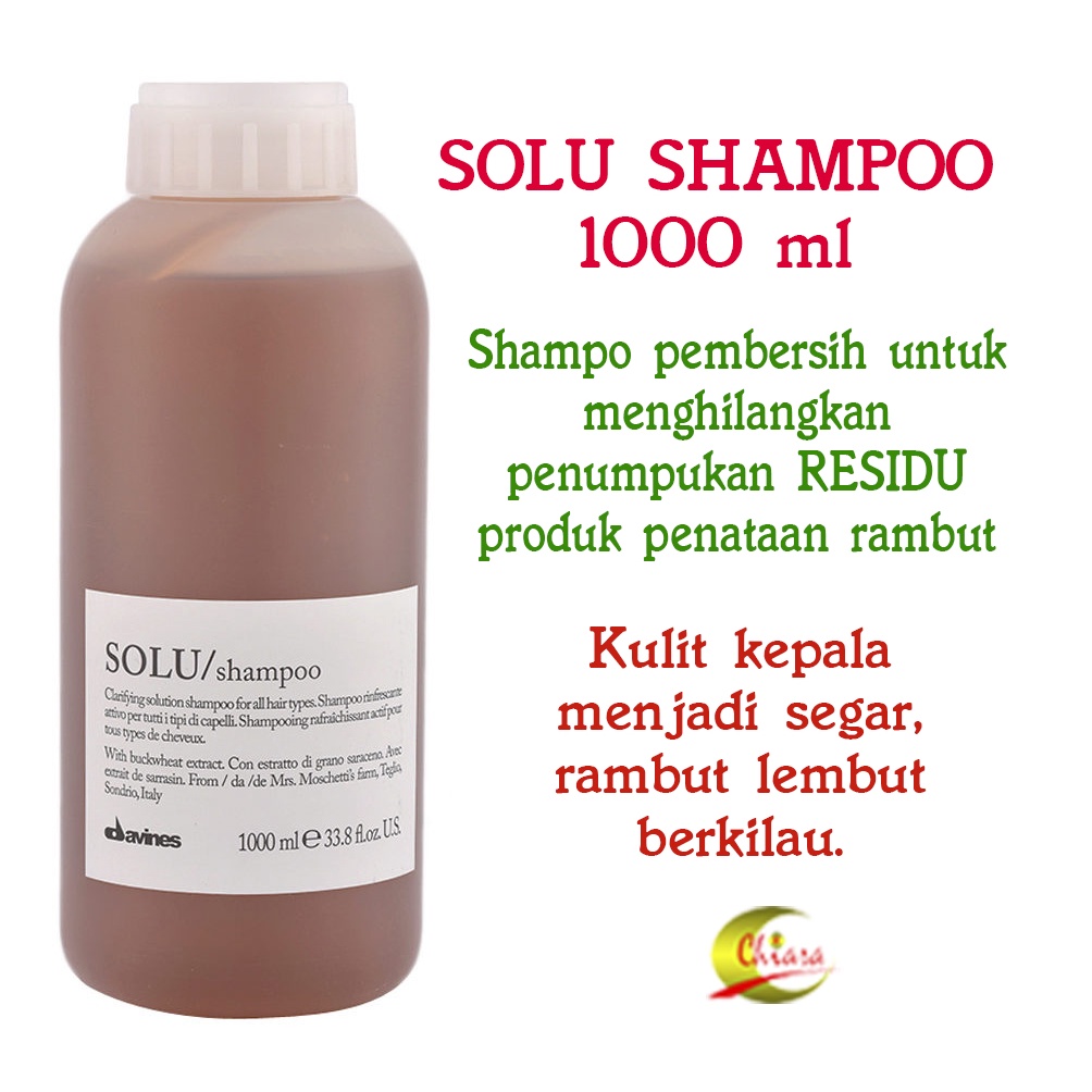 Jual DAVINES SOLU SHAMPOO 1000 ml | Shopee Indonesia