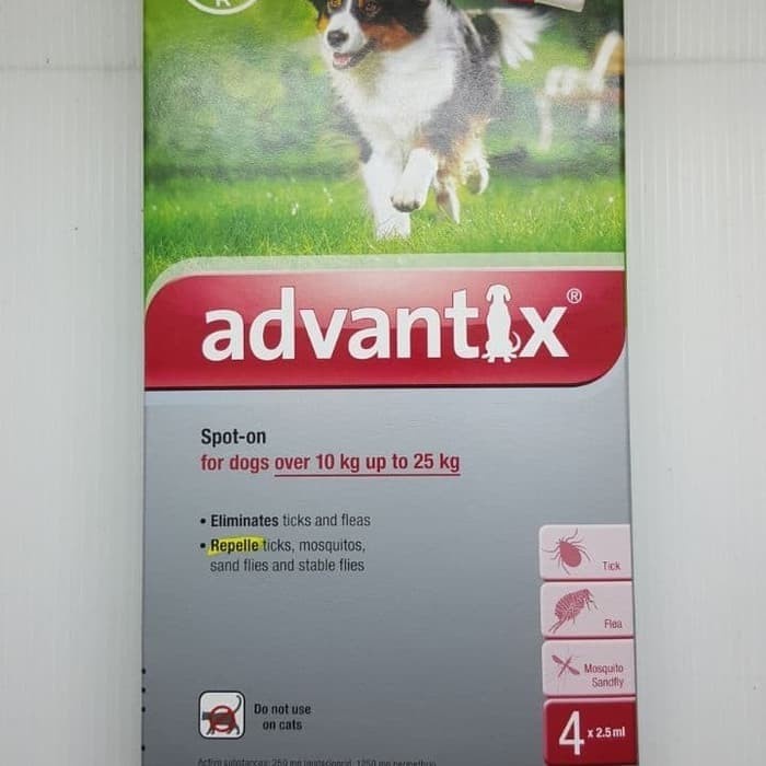 Jual Obat Anjing - Advantix Dog 10-25 Kg - Obat Kutu Anjing Paling ...