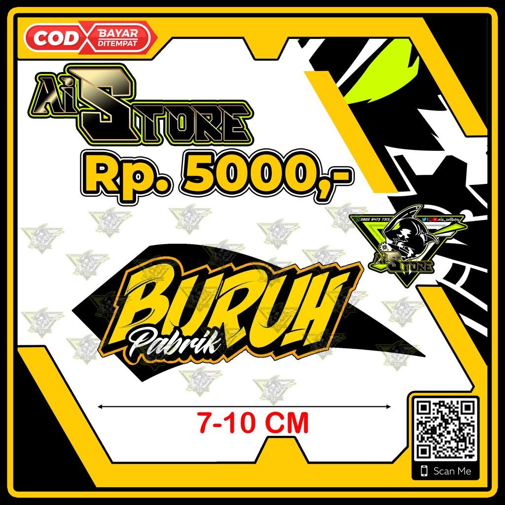 Jual Stiker Buruh Pabrik | Shopee Indonesia