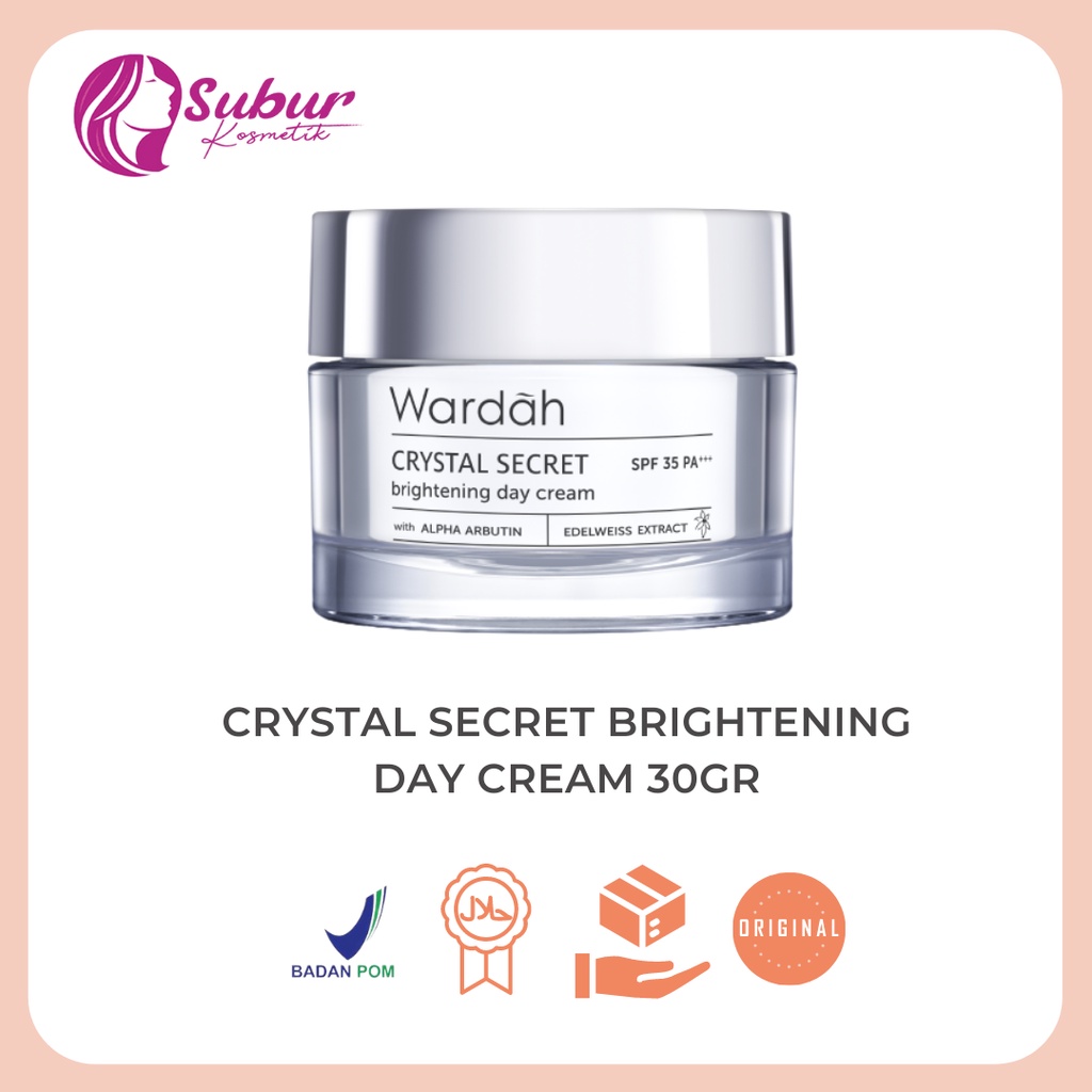 Jual Wardah Crystal Secret Day Cream Spf35 30Gr | Shopee Indonesia