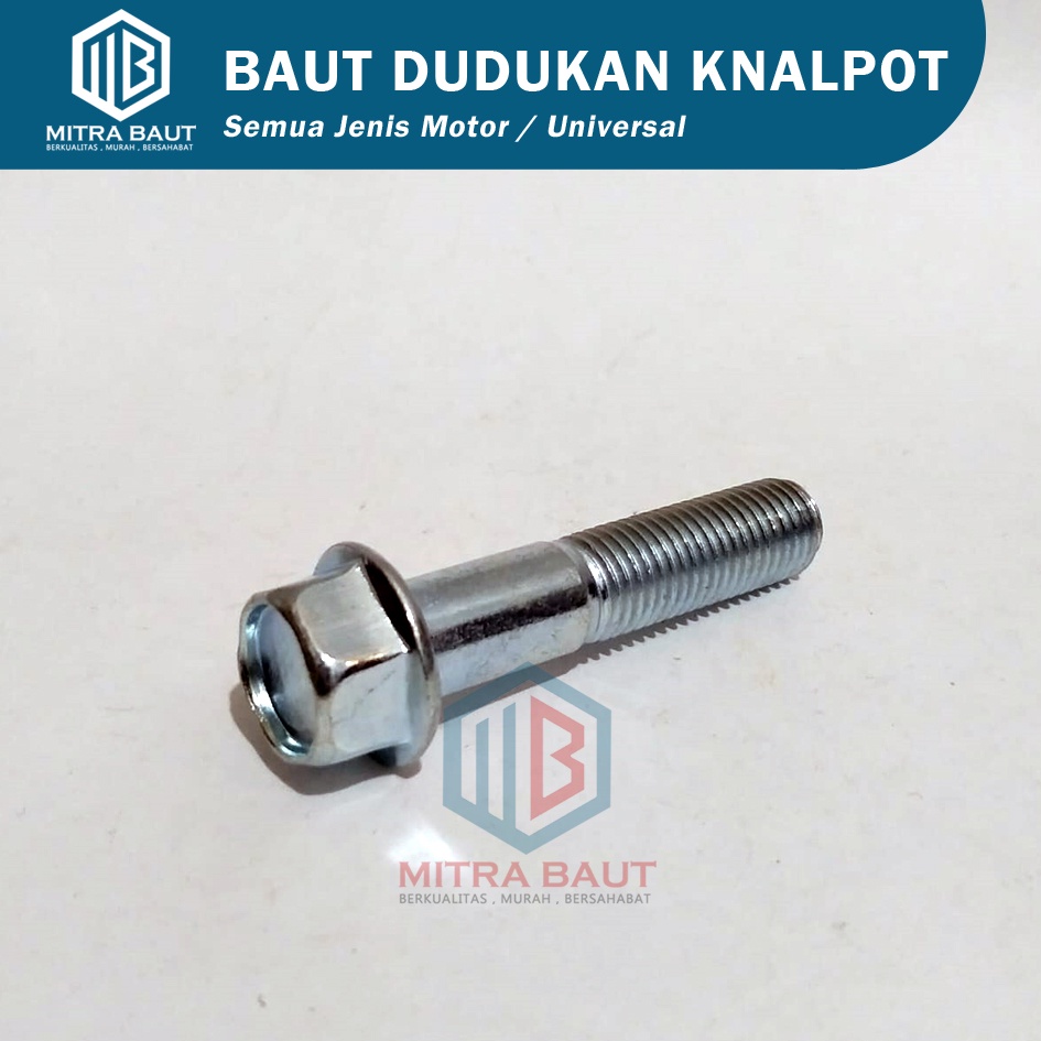 Jual Baut Dudukan Knalpot/Baud Knalpot Semua Jenis Motor | Shopee Indonesia