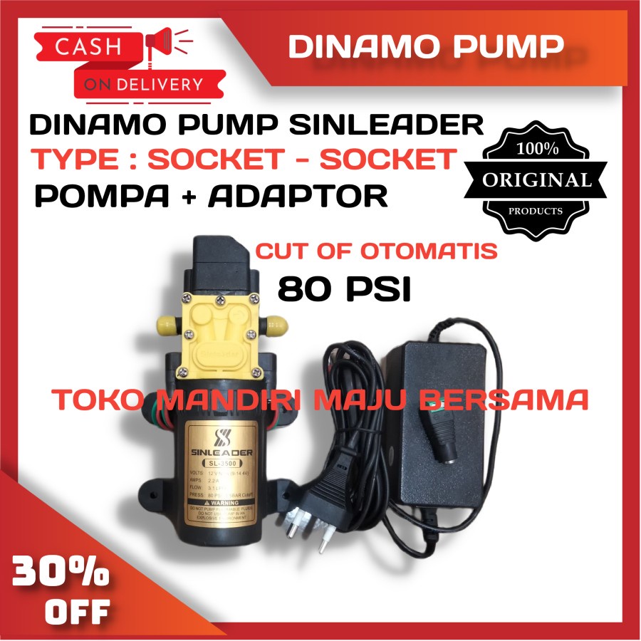 Jual POMPA DC 12V ORIGINAL SINLEADER ALAT SIRAM STEAM SPRAYER DAN ...