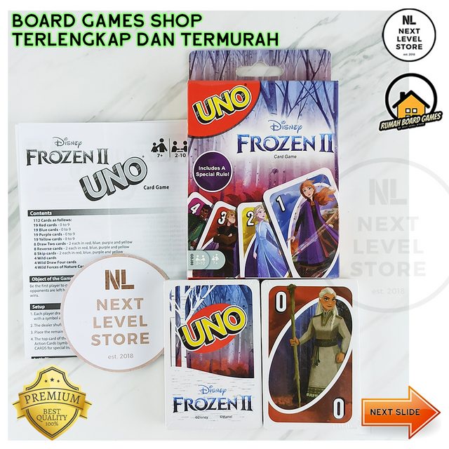Jual UNO Frozen 2 II Card Game Board Games - READY - NEW | Shopee Indonesia