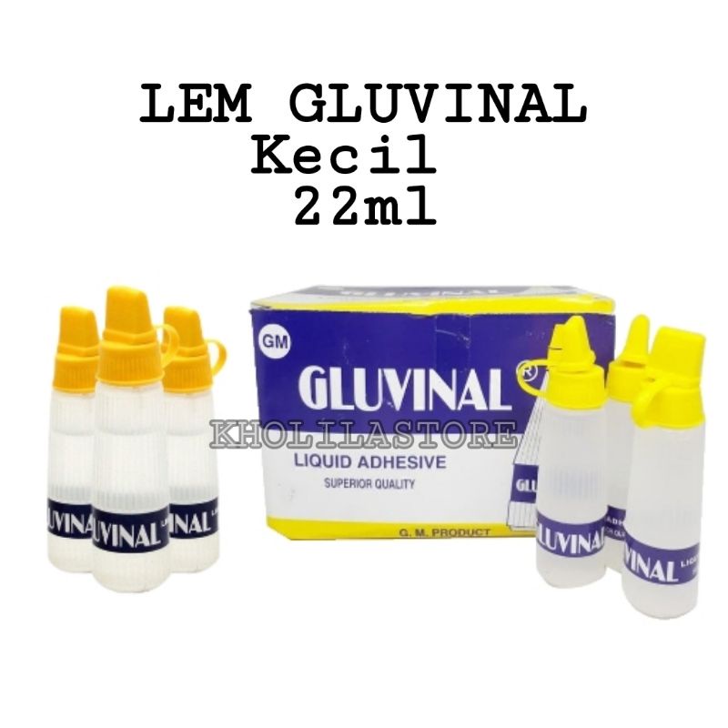 Jual Lem Gluvinal Kecil 22ml / Lem Kertas / Lem Cair | Shopee Indonesia