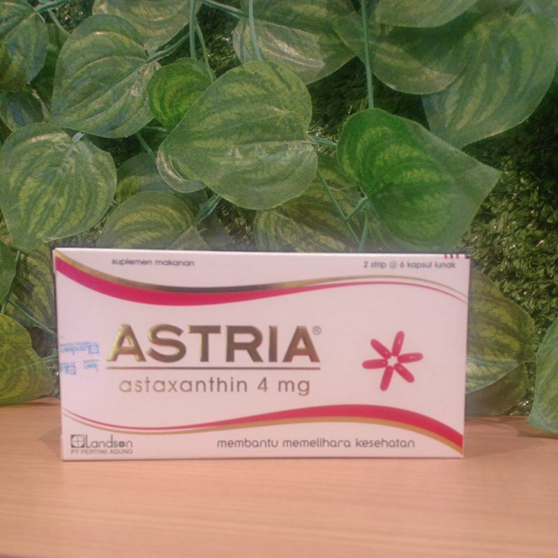 Jual ASTRIA Astaxanthin 4mg (12 kapsul) | Shopee Indonesia