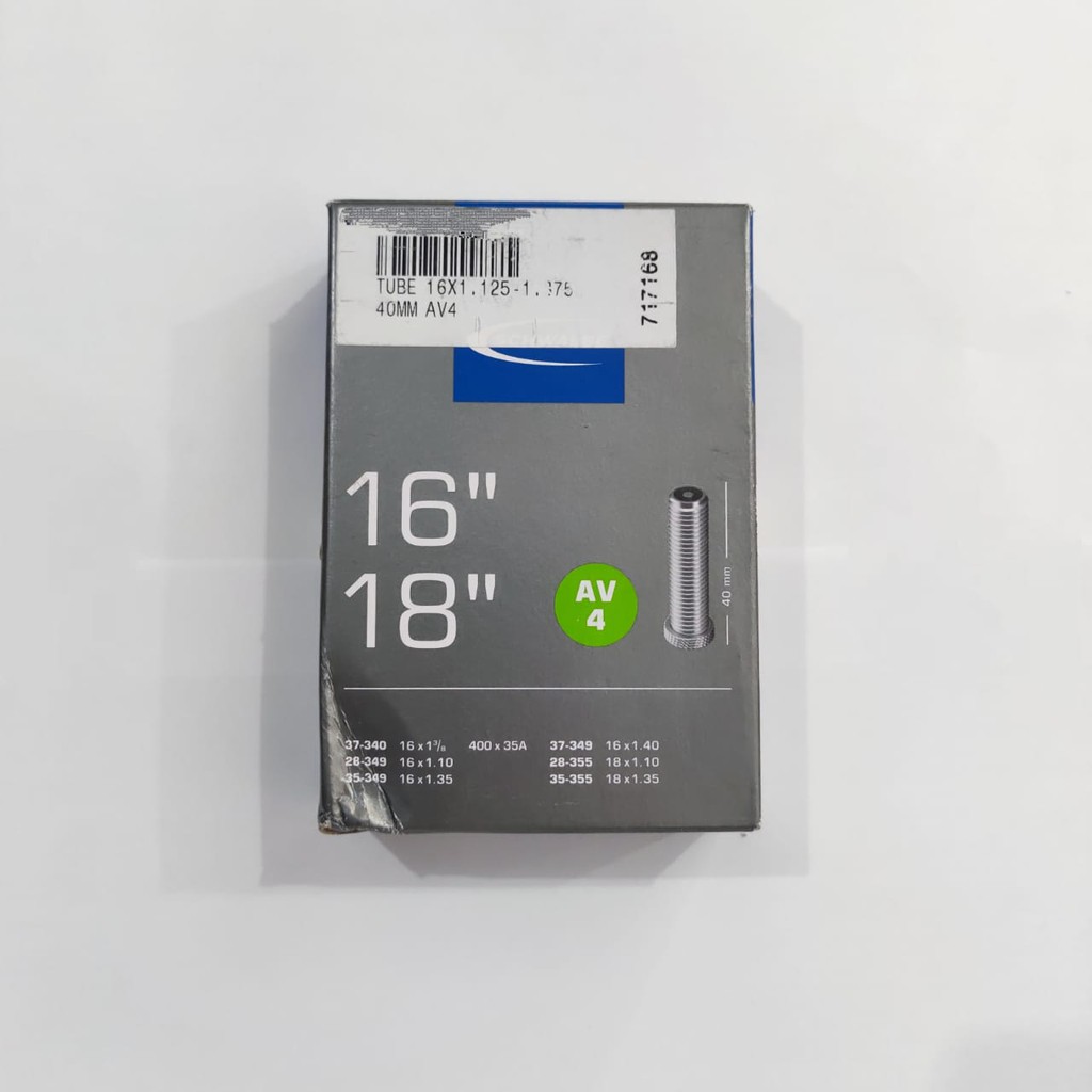 Jual Ban Dalam Schwalbe 16 18 inch AV Pentil Besar | Shopee Indonesia