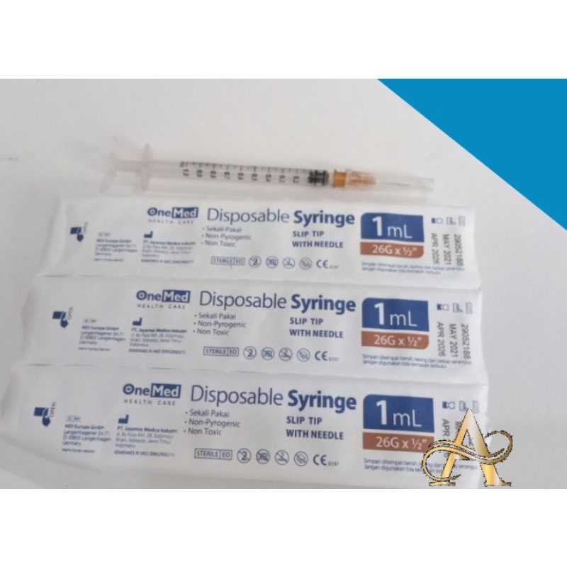 Jual Spuit Steril kecil 1ml injeksi untuk hewan Ayam kucing Anjing ...