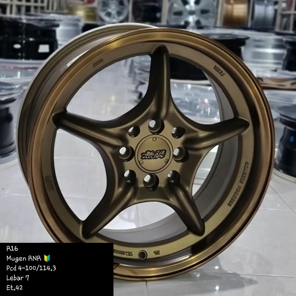 Jual velg racing mobil mugen rnr ring 16 jazz yaris brio mobilio avega ...