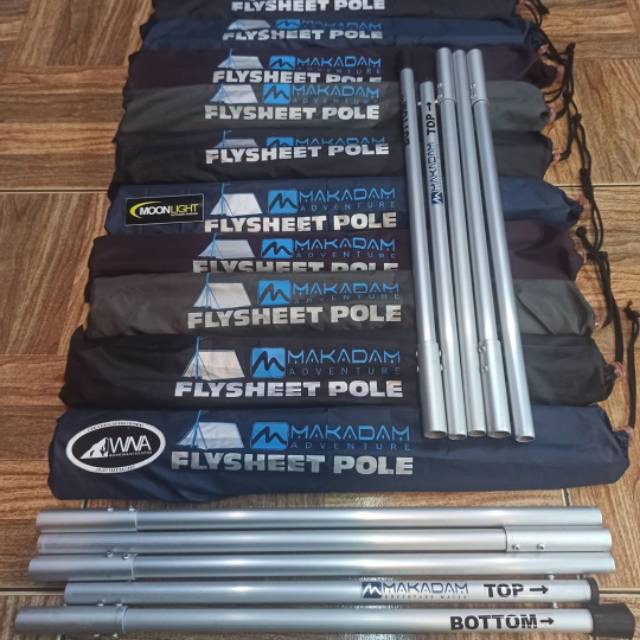 Jual Tiang Flysheet Tiang Bendera Tongkat Tenda Tiang Multifungsi Trap ...