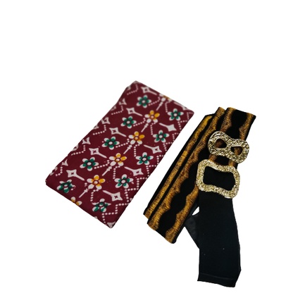 Jual Stagen Batik 2m Paket Sabuk Beskap Sabuk Pinggang Aksesoris Baju ...