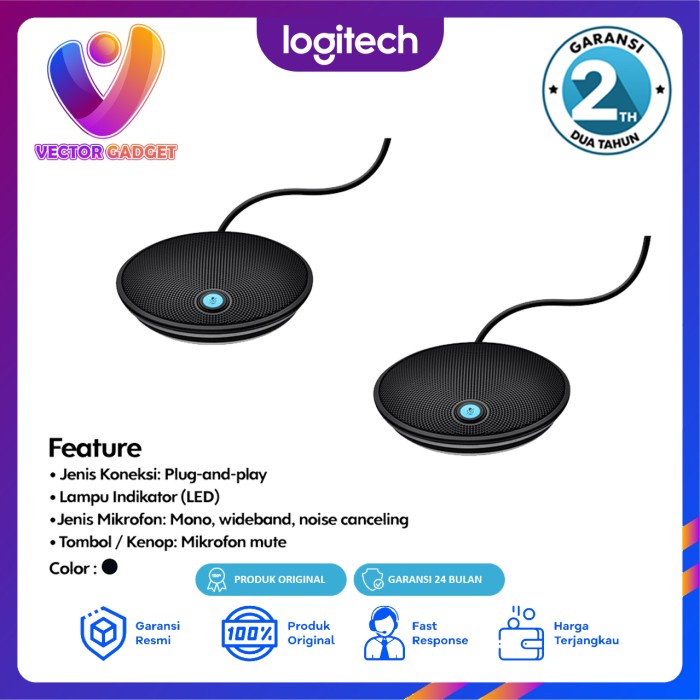 Jual Microphone Expansion for Logitech Group Conference - Garansi Resmi ...
