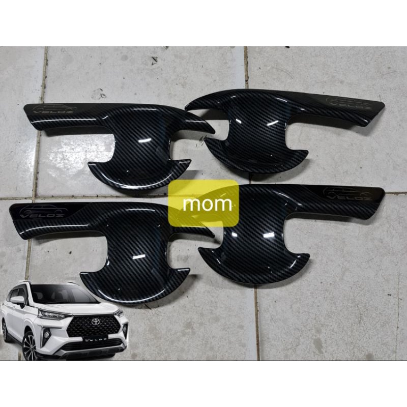 Jual Outer Handle Mangkok Pintu Carbon All New Veloz 2021-2022 | Shopee Indonesia