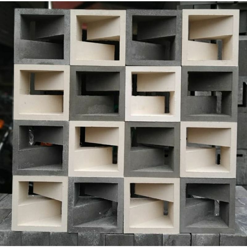 Jual Roster beton modern/loster minimalis/lubang angin/ motif Z ...