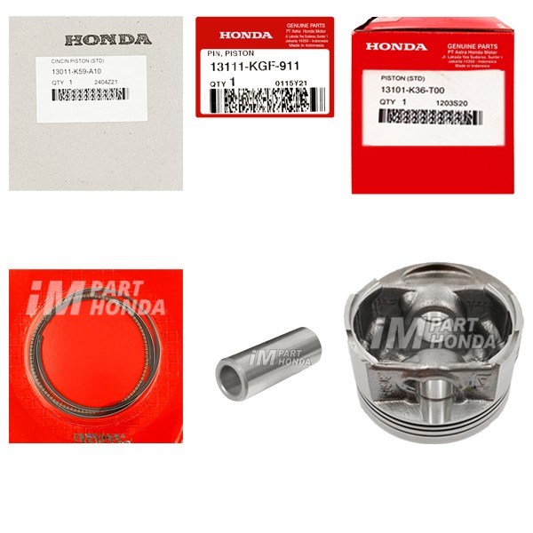 Jual 13011-K59-A10 13101-K36-T00 13111-KGF-911 Piston Kit Seher Ring ...