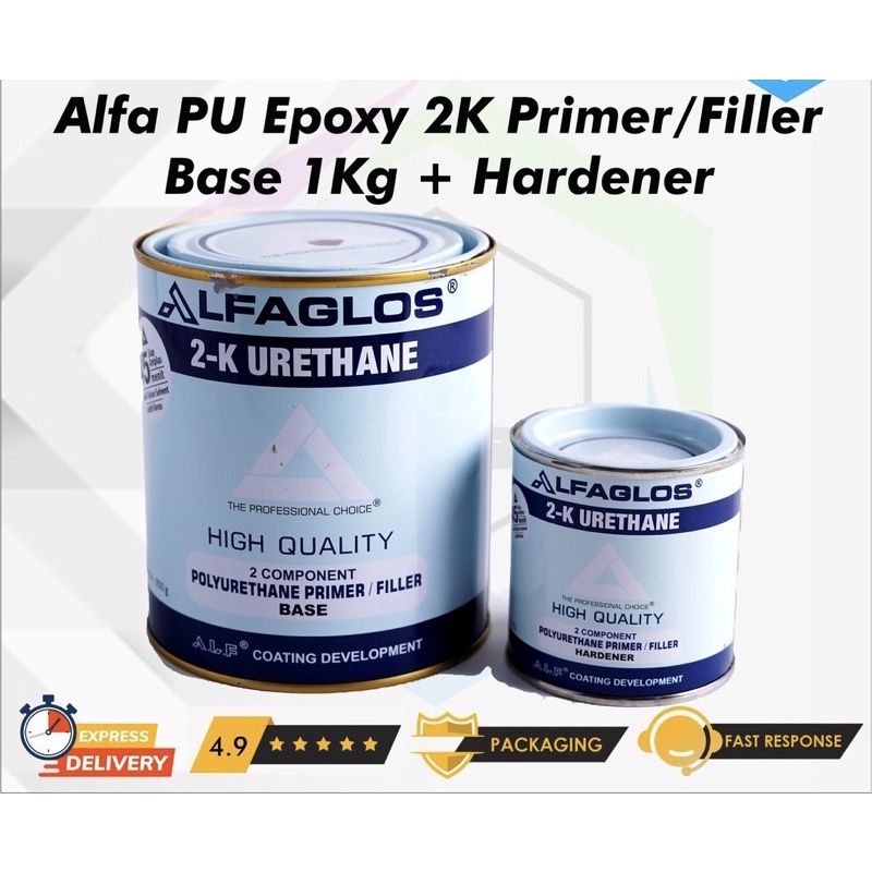 Jual EPOXY ALFA 2K PRIMER / FILLER BASE 1KG + HARDENER | Shopee Indonesia