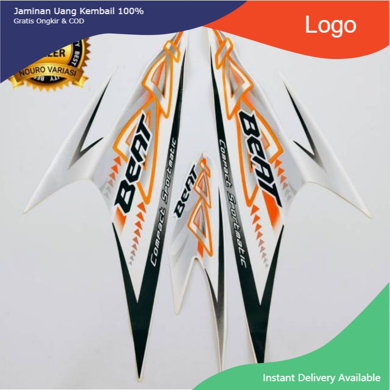 Jual Sticker Stiker Striping Emblem Honda Beat Karbu Lama Old Warna ...