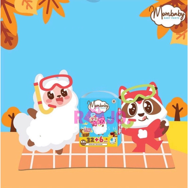Jual Mom Baby MomBaby Pants Mega Pack Diaper Popok S58+6 M54+6 L46+6 XL 40+6 | Shopee Indonesia