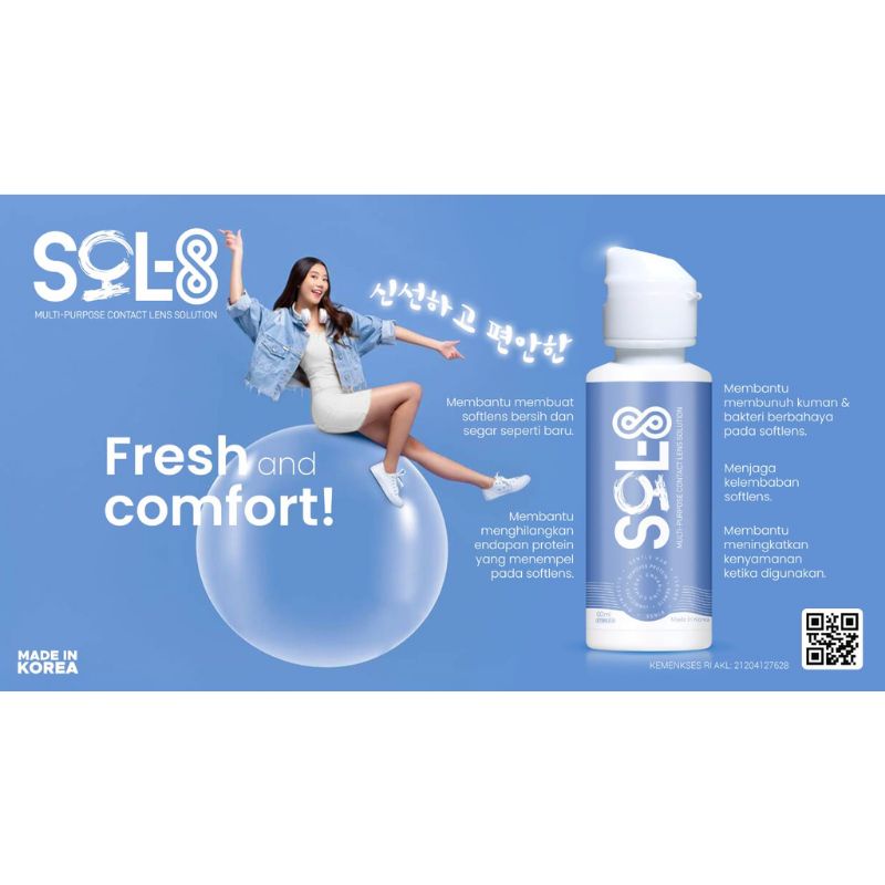Jual CAIRAN SOFTLENS SOL-8 60ML | Shopee Indonesia