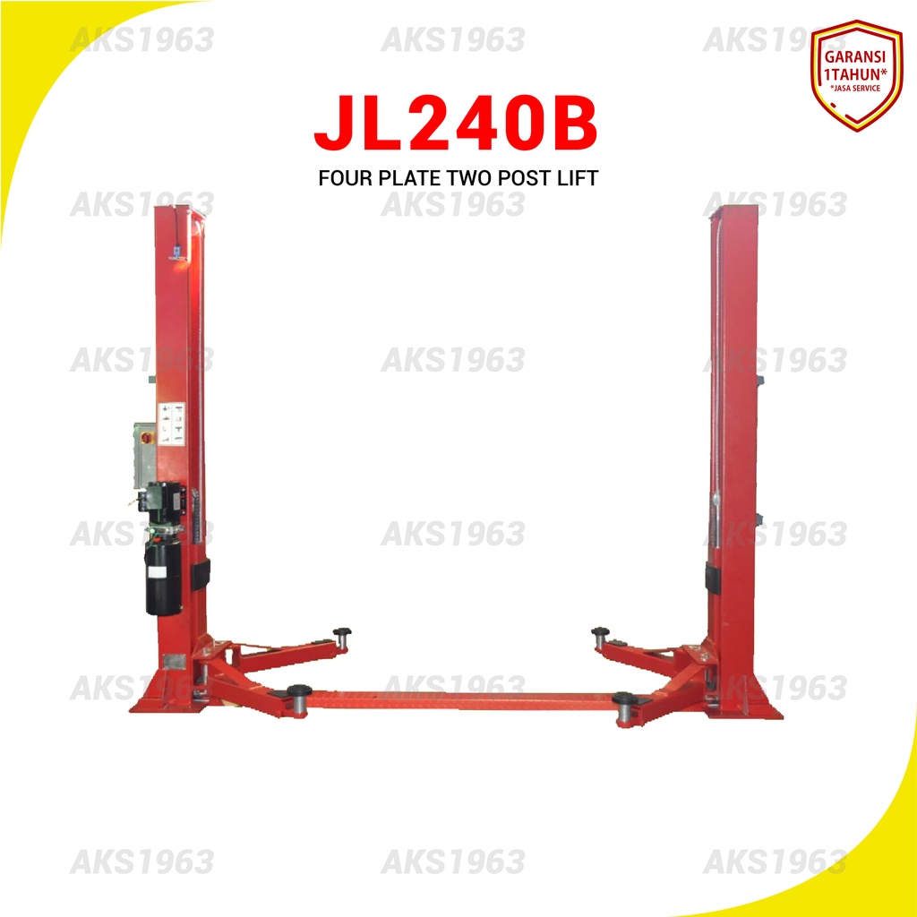 Jual Lift Angkat Mobil 2 Tiang Kapasitas 4 Ton Floor Plate Two Post 2 ...