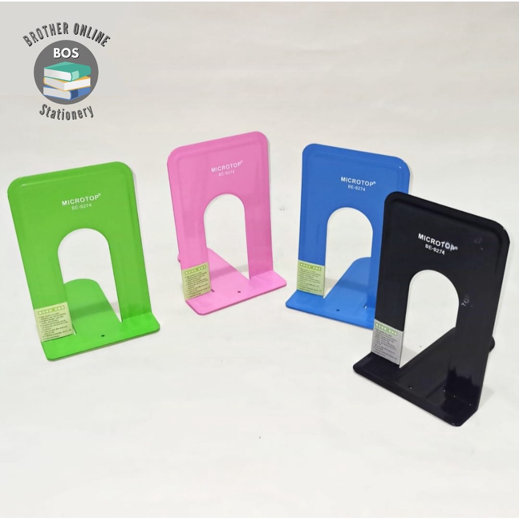 Jual RB BOS Book End/ Pembatas Buku Besi / Pembatas Buku/ Sekat Sekatan ...