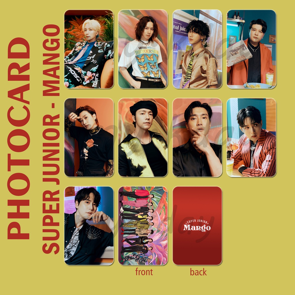 Jual PC-0940, Photocard Super Junior Mango 2 sisi | Shopee Indonesia