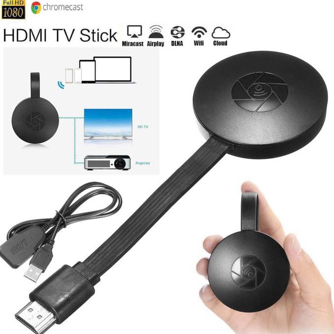 Jual Google Chromecast 2 Hdmi Miracast Screen Mirorring Hd 4K | Shopee ...