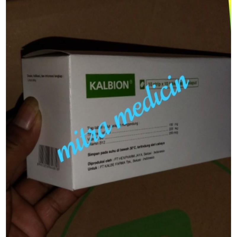 Jual kalbion multivitamin B1 B6 b12 | Shopee Indonesia