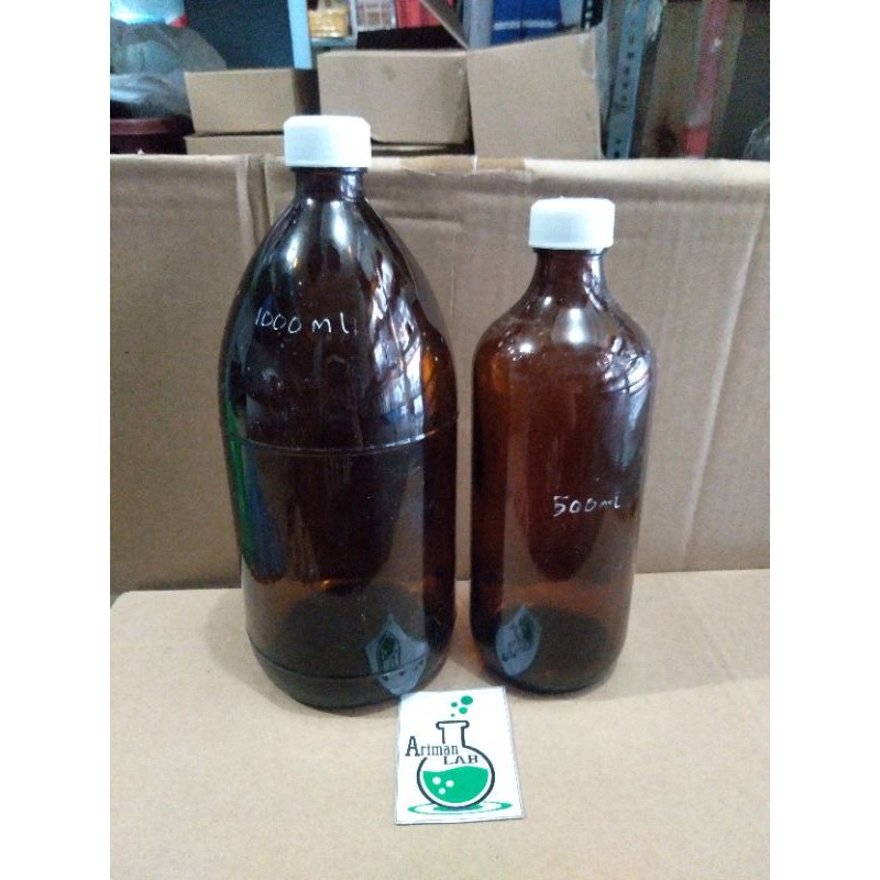 Jual Botol kaca coklat 500 ml, 1000 ml | Shopee Indonesia