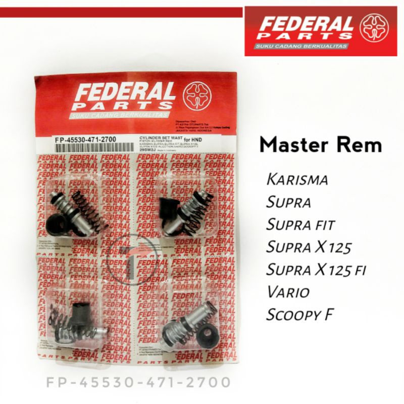 Jual Master Rem / Cylinder Set Karisma, Supra, Supra Fit/x/x125/x125 ...