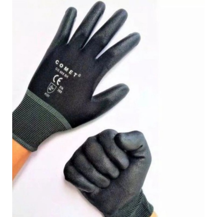 Jual sarung tangan kerja baru sarung tangan mekanik sarung tangan hitam ...