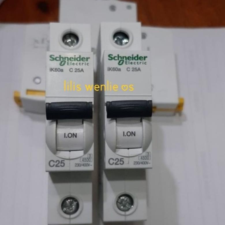 Jual Mcb Ik60A 1P 6A 10A 16A 20A 25A 32A Schneider Electric | Shopee Indonesia