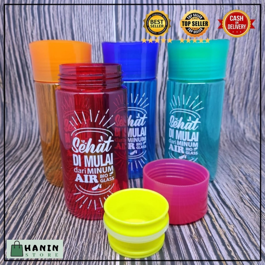 Jual Tumbler Biomini Botol Bioglass Mini 500 ML - Botol Minum Biomini | Shopee Indonesia