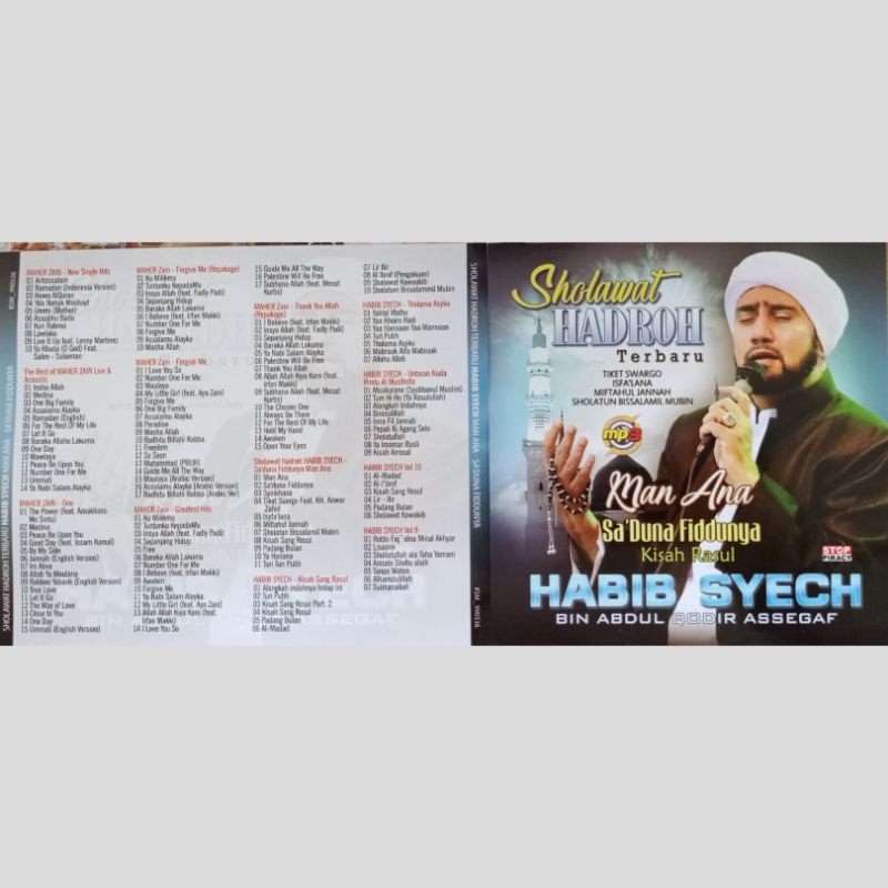 Jual KASET AUDIO LAGU MP3 SHOLAWAT HADROH TERBARU HABIB SYECH BIN ABDUL QODIR ASSEGAF | Shopee ...