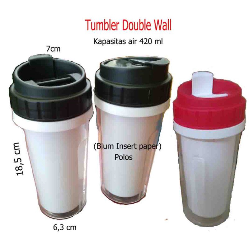 Jual Tumbler Insert paper polosan 420 ml | Shopee Indonesia