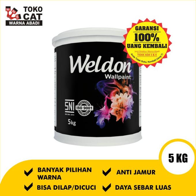 Jual Cat Tembok Weldon Interior 5 Kg Termurah | Shopee Indonesia