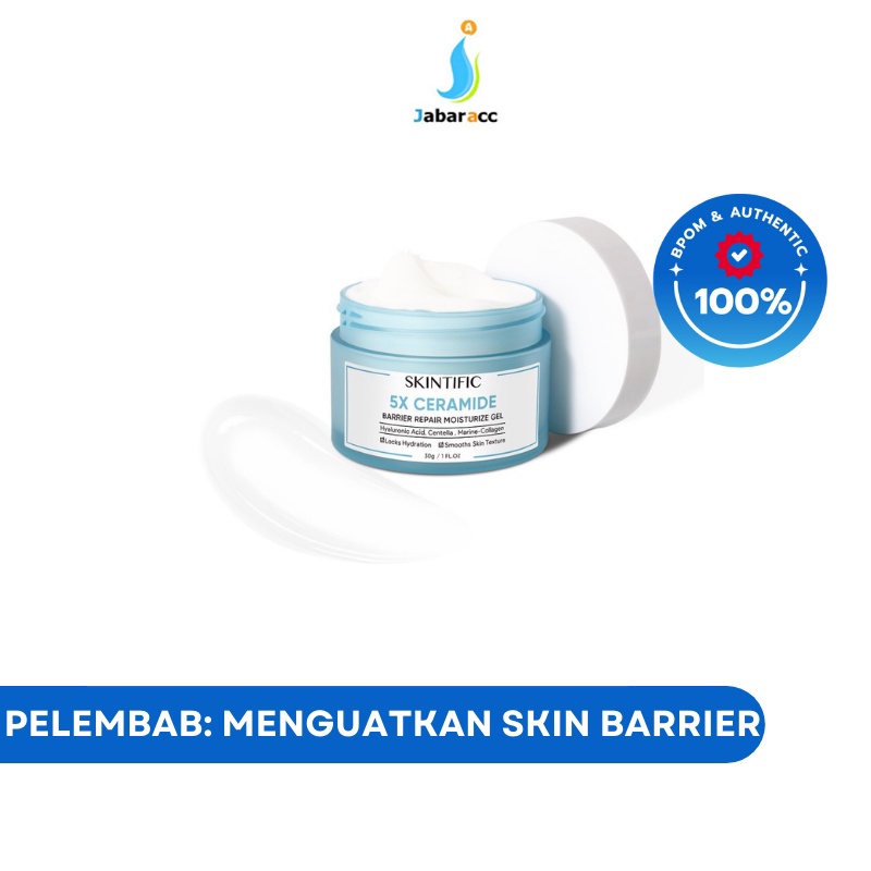 Jual SKINTIFIC 5X Ceramide Barrier Moisture Gel 30gr memperkuat skin ...