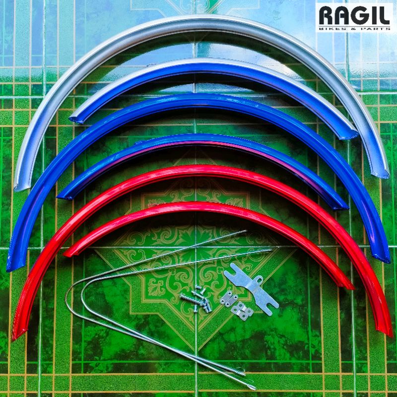 Jual SPAKBOR SEPEDA 24 26 INCH MINI FEDERAL MTB SILVER BIRU MERAH HITAM ...