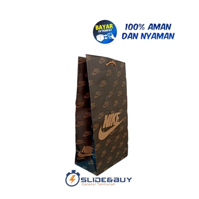 Jual paperbag nike coklat paperbag sandal sepatu tanpa dus box | Shopee ...