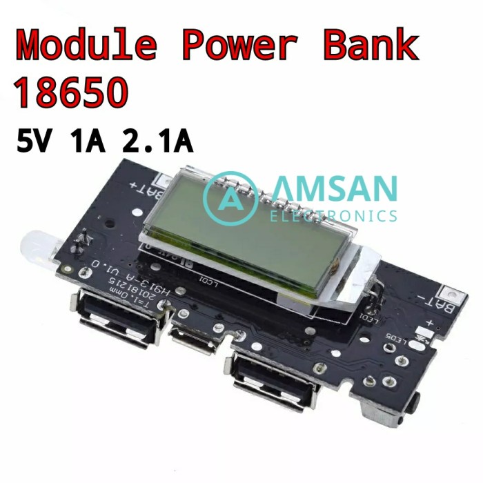 Jual Dual USB 18650 Battery Charger PCB Power Bank Module 5V 1A 2.1A ...