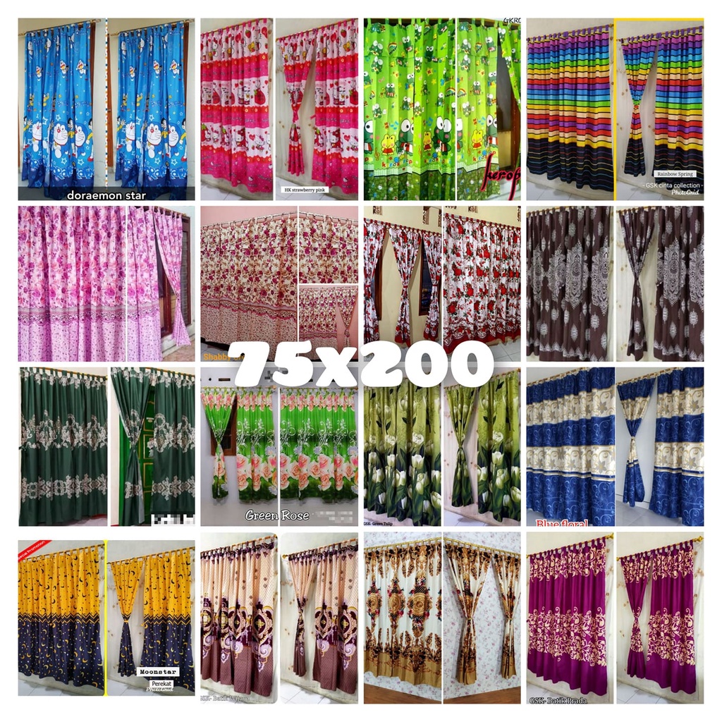Jual GORDEN PINTU KARAKTER KAMAR TIDUR MURAH | TIRAI GORDEN JENDELA KAMAR TIDUR DORAEMON HELLO ...